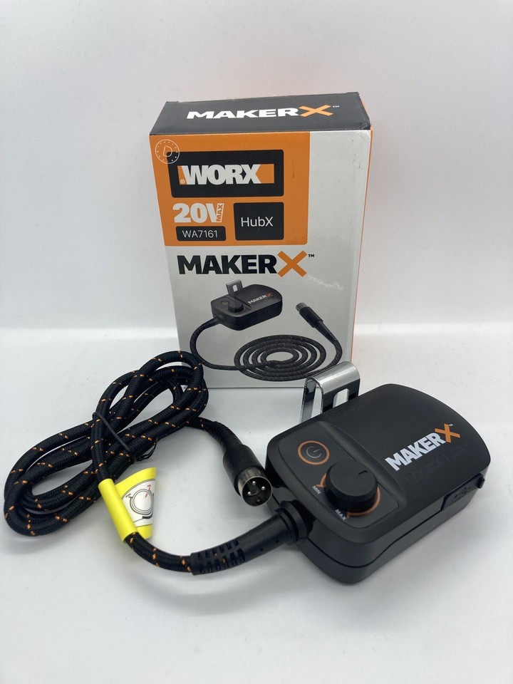 Worx MakerX Akku-Adapter HubX WA7161 mit USB und Gürtelclip | eBay