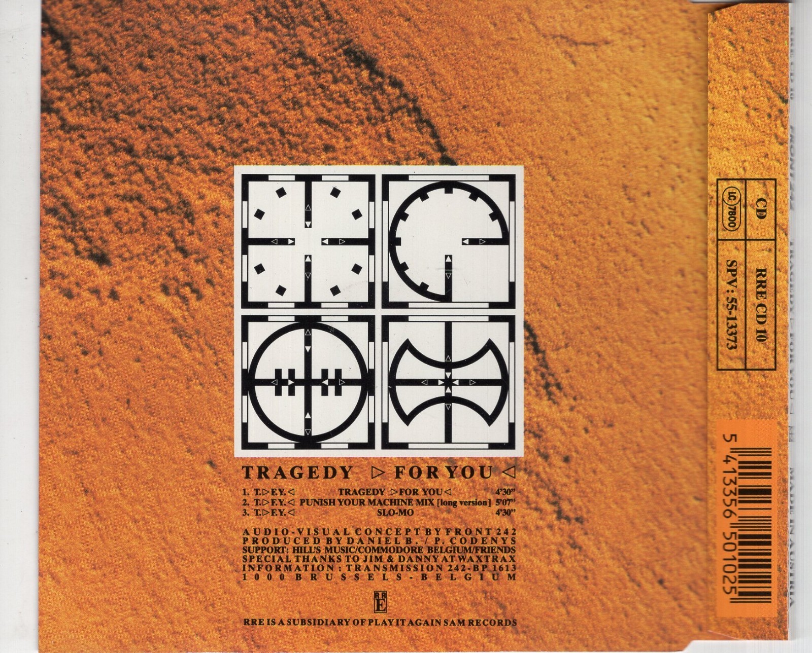 CD FRONT 242 tragedy for you MAXI CD EX (B2660) | eBay