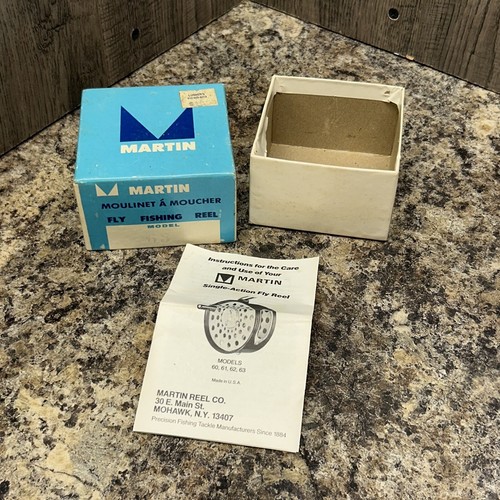 Martin Fly Fishing Reel #63 Box & Paperwork Only | eBay