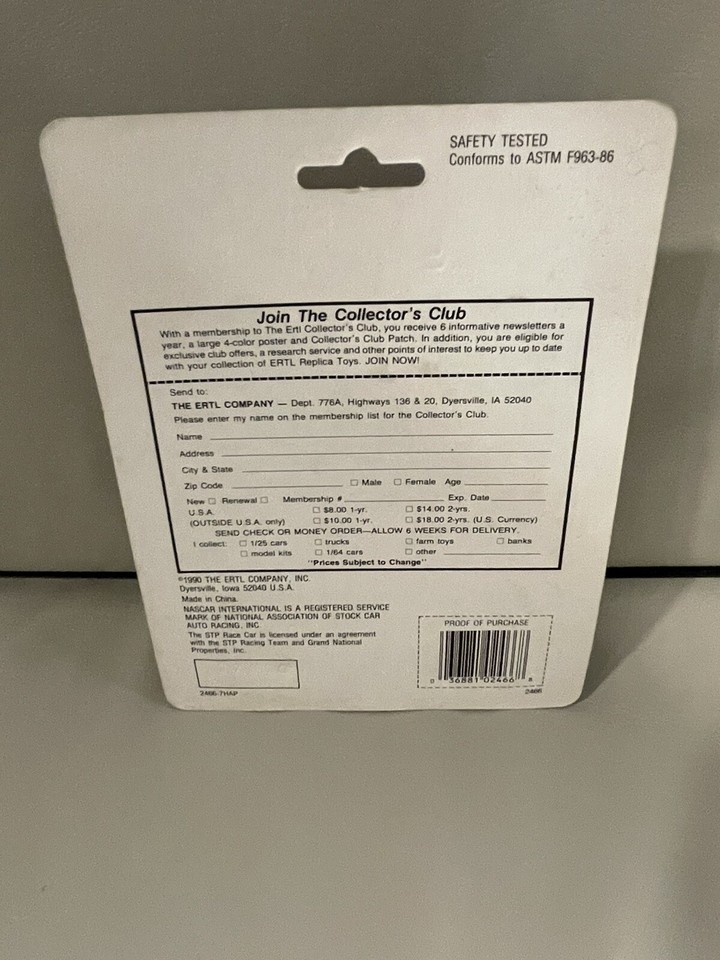 Richard Petty Vintage NASCAR Diecast 1/64 1990 | eBay