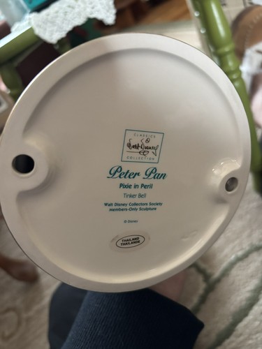 RARE Members Only Walt Disney WDCC Pixie in Peril Tinkerbell Peter Pan ...