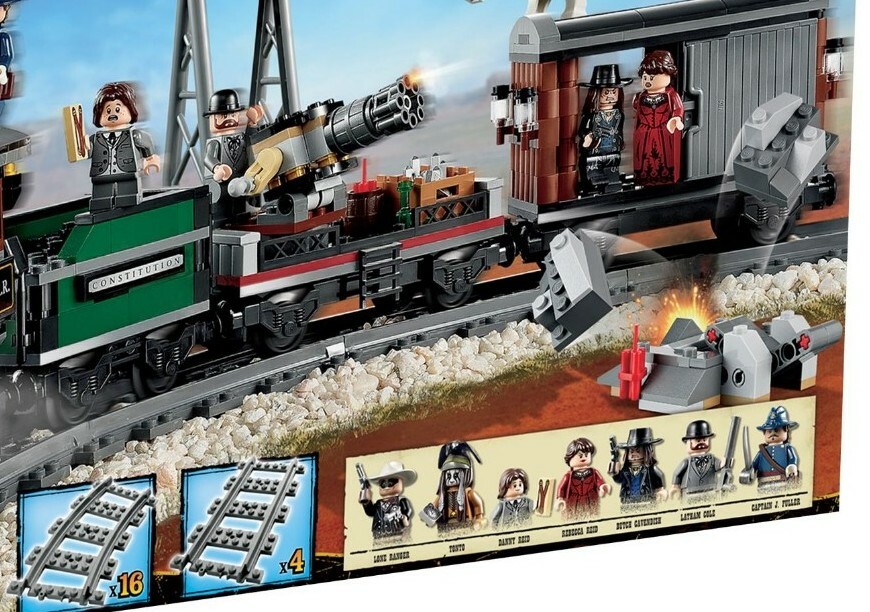 LEGO The Lone Ranger CONSTITUTION TRAIN CHASE 79111 Wild West cowboy ...