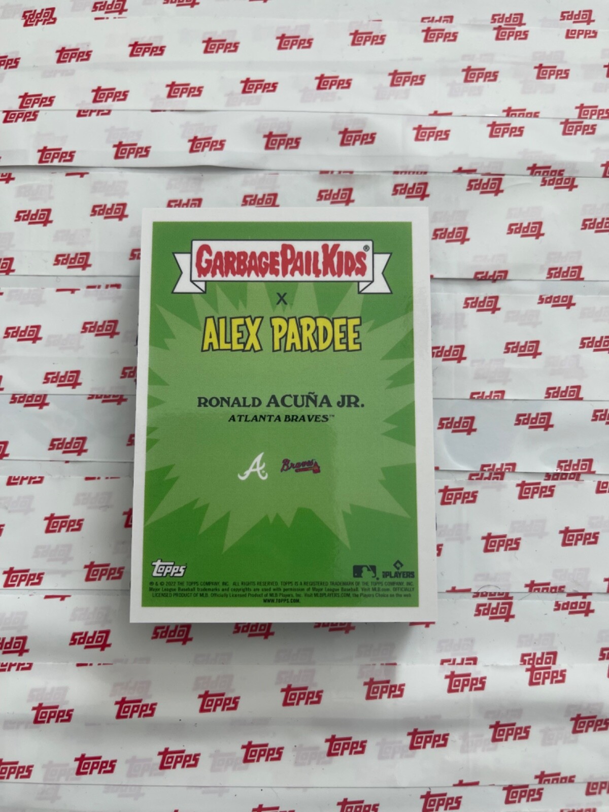 GPK Alex Pardee AREA FIFTY RON Ronald Acuna Jr. Card #1a | eBay