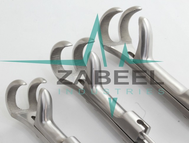 3 Pcs of Lowman Bone Clamp Small, Medium & Large Surgical Orthopedic ...