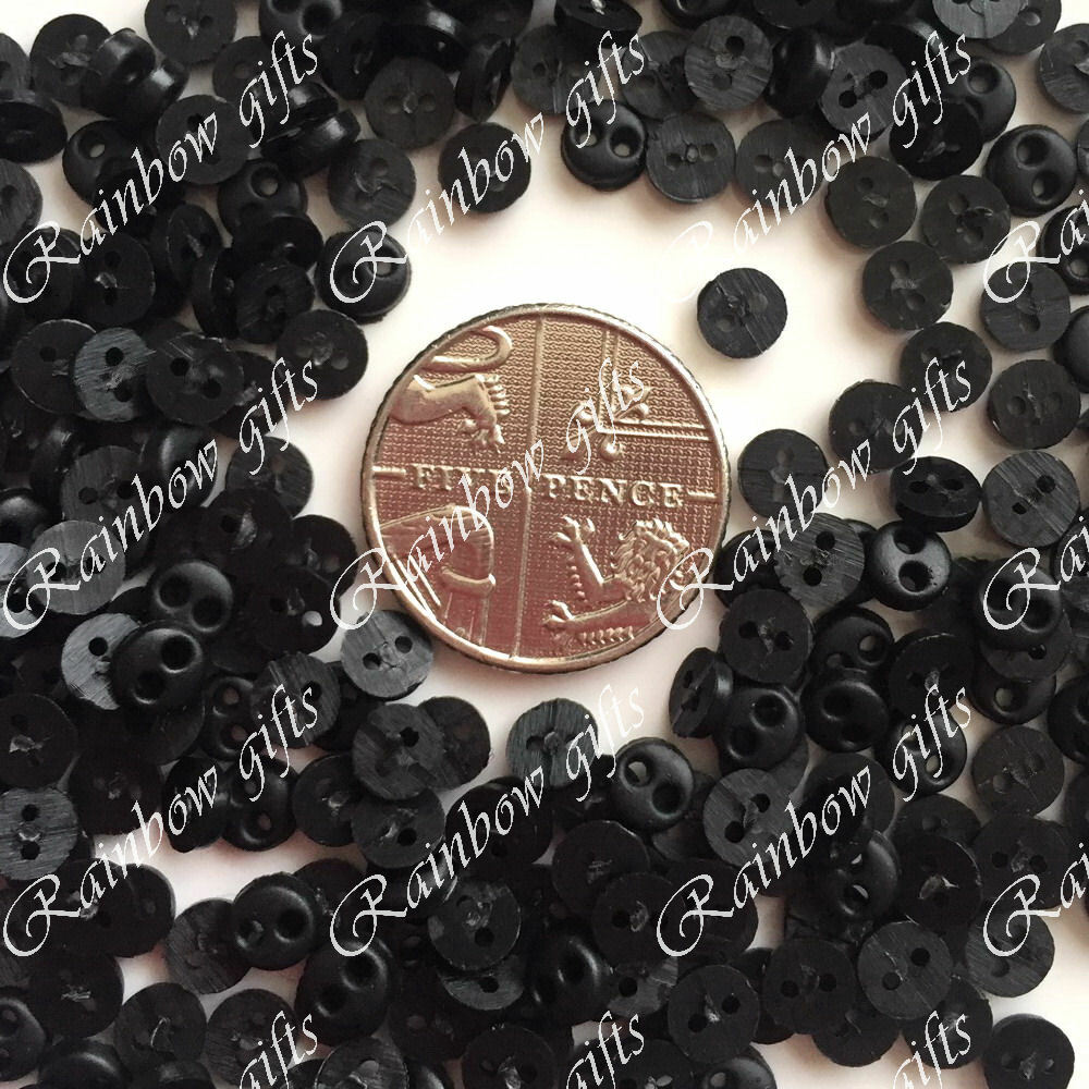 4mm MICRO BUTTONS MINI BUTTONS TINY DOLL CLOTHES BUTTONS SCRAPBOOKING ...