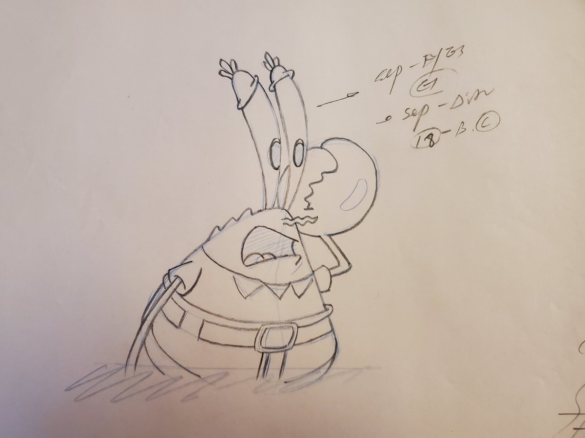 Original Spongebob Drawing