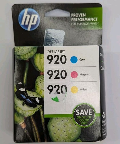 Genuine HP 920 ink cartridge Combo-C/M/Y for HP Printer-OEM 3PK EXP ...