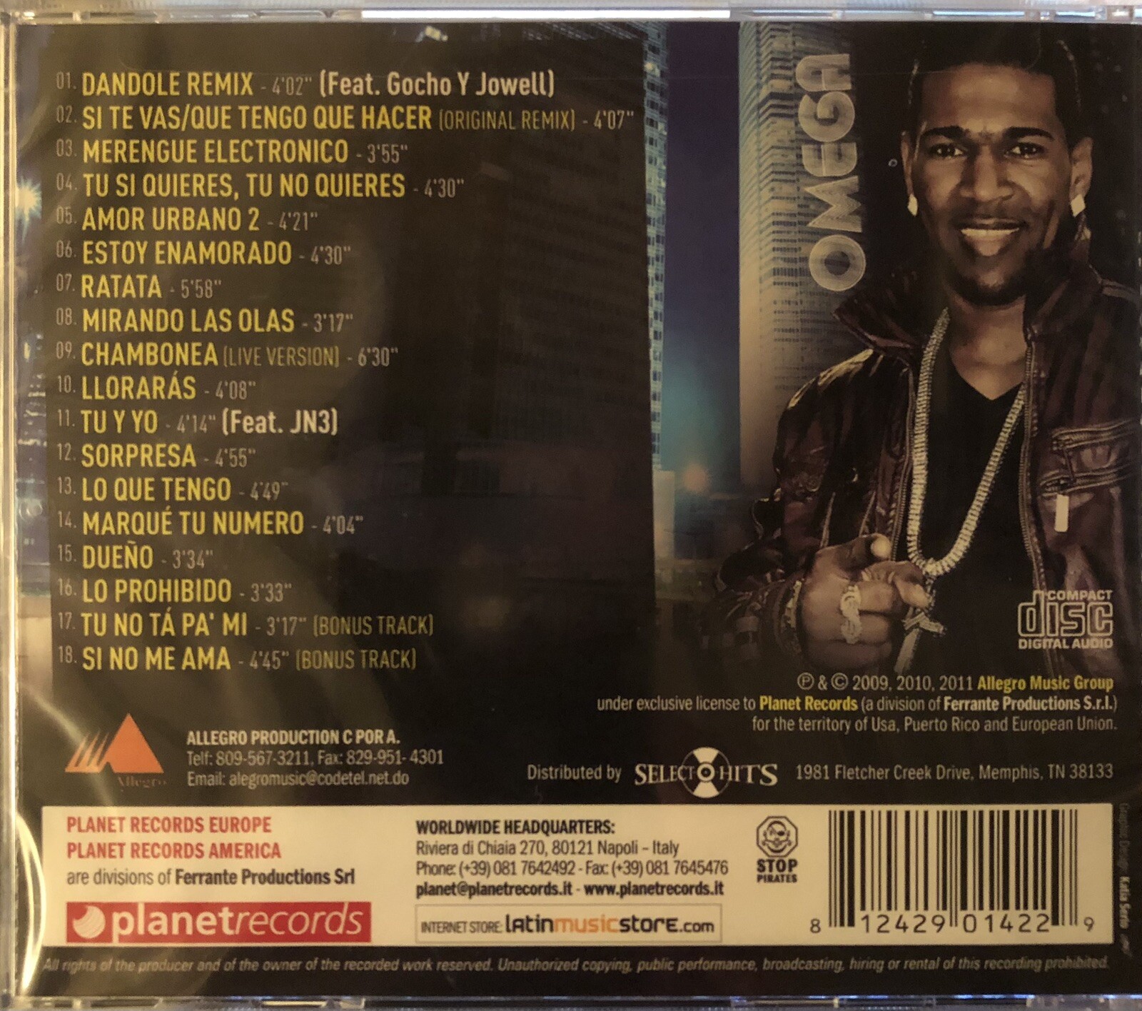 El Dueño Del Flow, Vol. 2 * by Omega (Reggaeton) (CD, Sep-2011, Planet ...