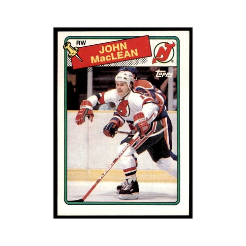 John MacLean 1988 Topps #10 New Jersey Devils Hockey Card NM | eBay