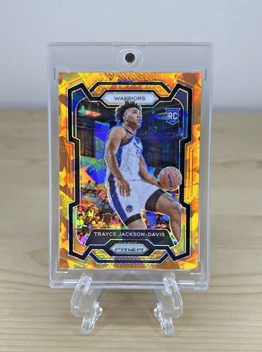 2023 Prizm Trayce Jackson Davis Rookie Orange Cracked Ice RC #148 ...