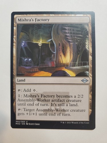 MTG Magic The Gathering Card Mishra's Factory Land Modern Horizons Two ...