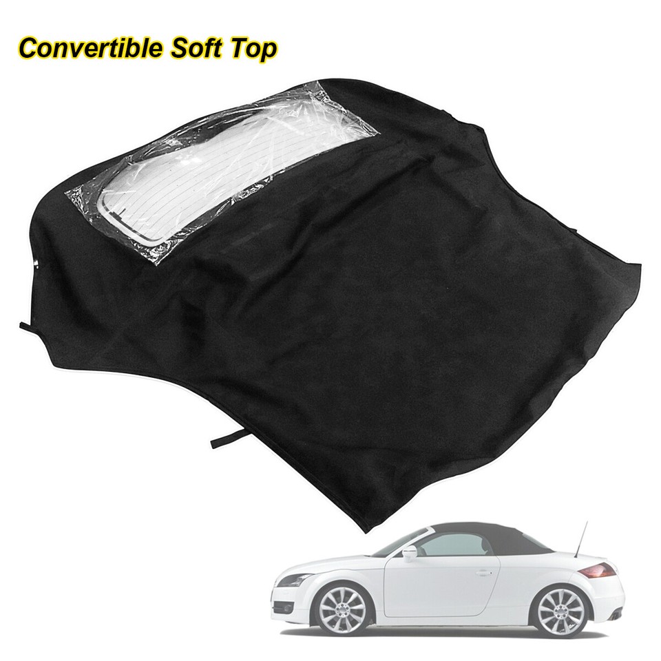 1X For Audi TT 2007-2013 Black Convertible Soft Top Glass Window 8J78710352Y5 | eBay