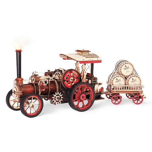 ROKR Steam Engine Wooden Model Kit | eBay UK