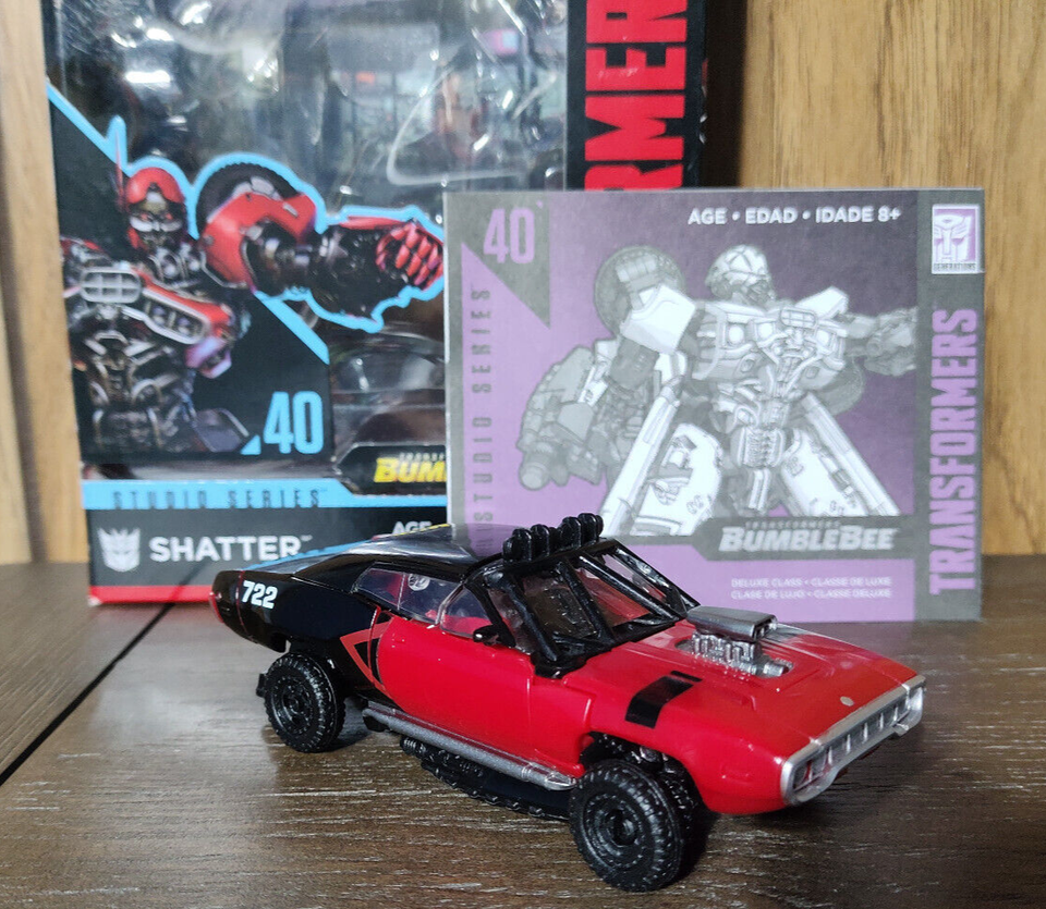 Transformers Studio Series #40 Bumblebee Movie Deluxe SHATTER Car Mode ...