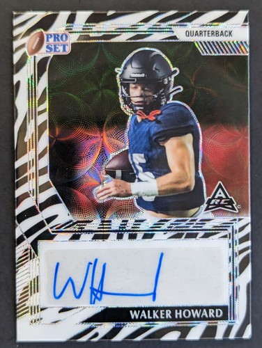 Walker Howard ZEBRA KALEIDOSCOPE Autograph Auto SSP #5/5 2022 Leaf Pro ...
