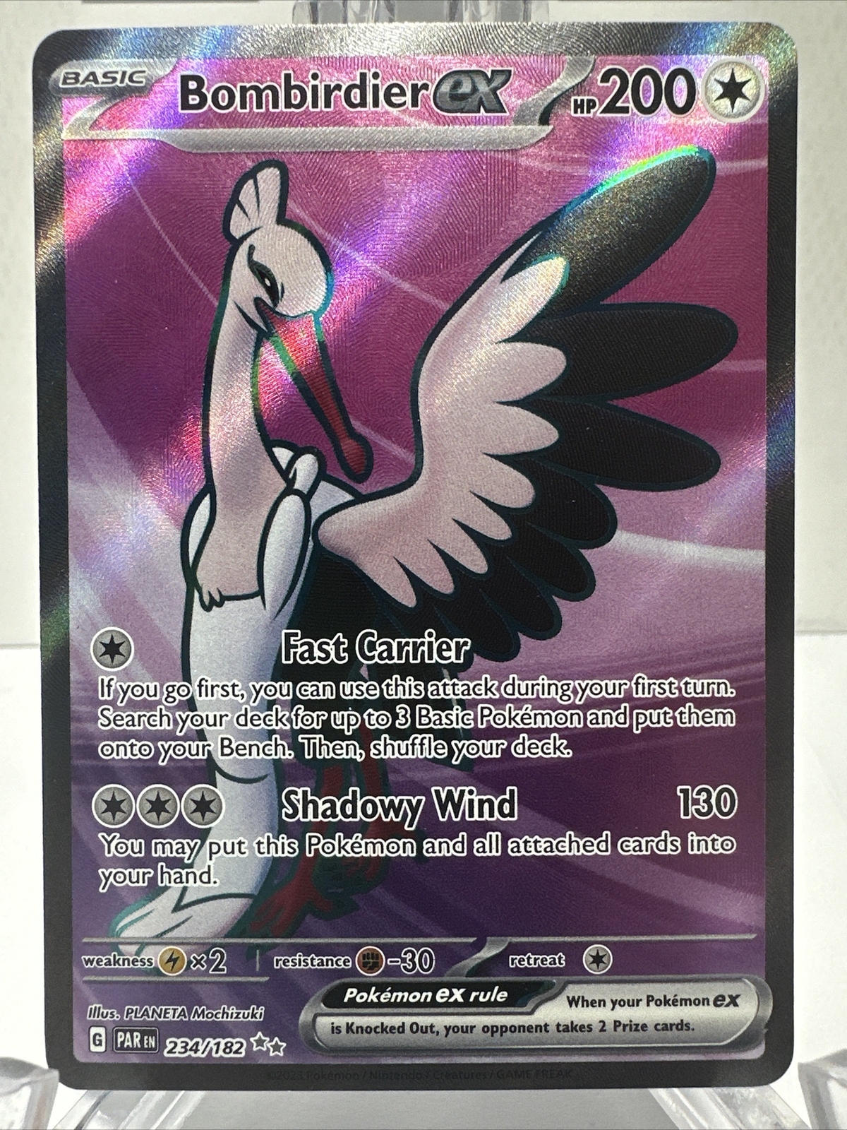 BOMBIRDIER EX 234/182 POKEMON TCG PARADOX RIFT | eBay