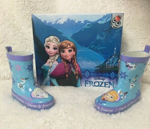 Official Kids Disney FROZEN Rain Welly Boots - Size 13 | eBay Australia