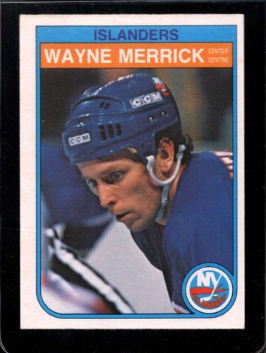 1982-83 O-PEE-CHEE #205 WAYNE MERRICK EXMT NY ISLANDERS *XR29600 | eBay