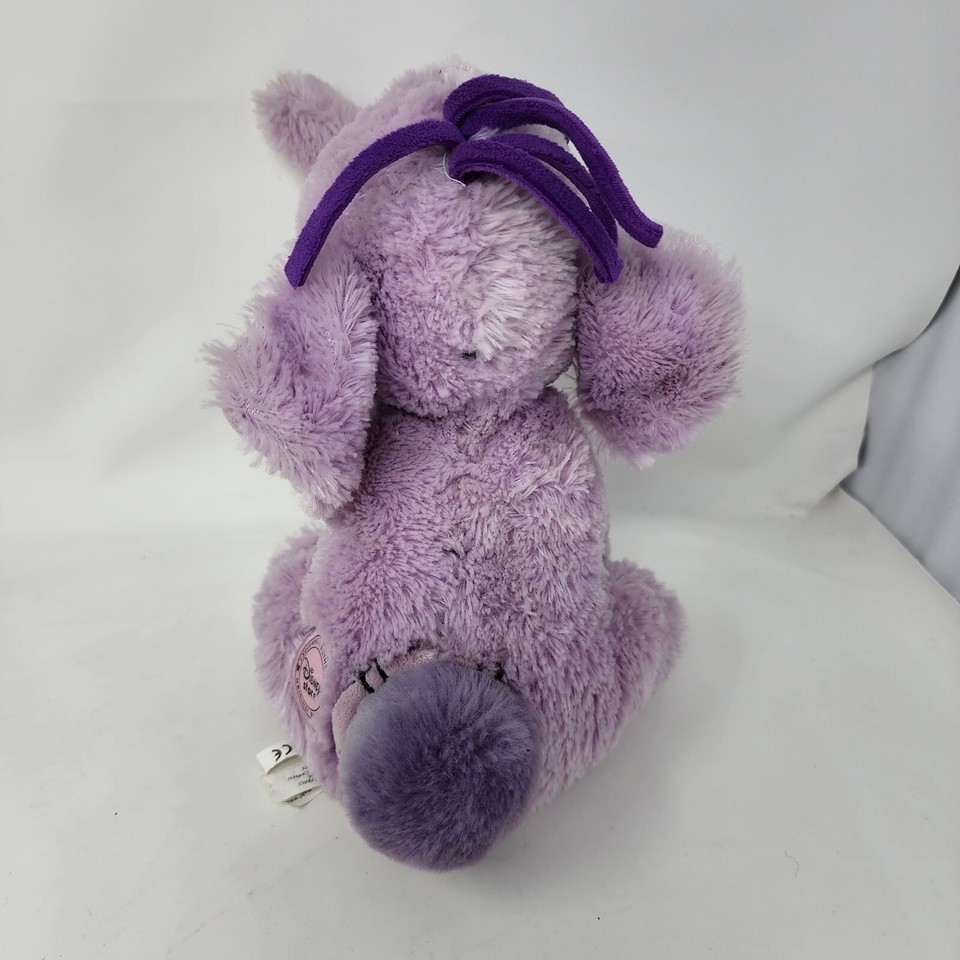 Walt Disney Co Disney Store Heffalump Plush Purple Stuffed Animal Soft ...