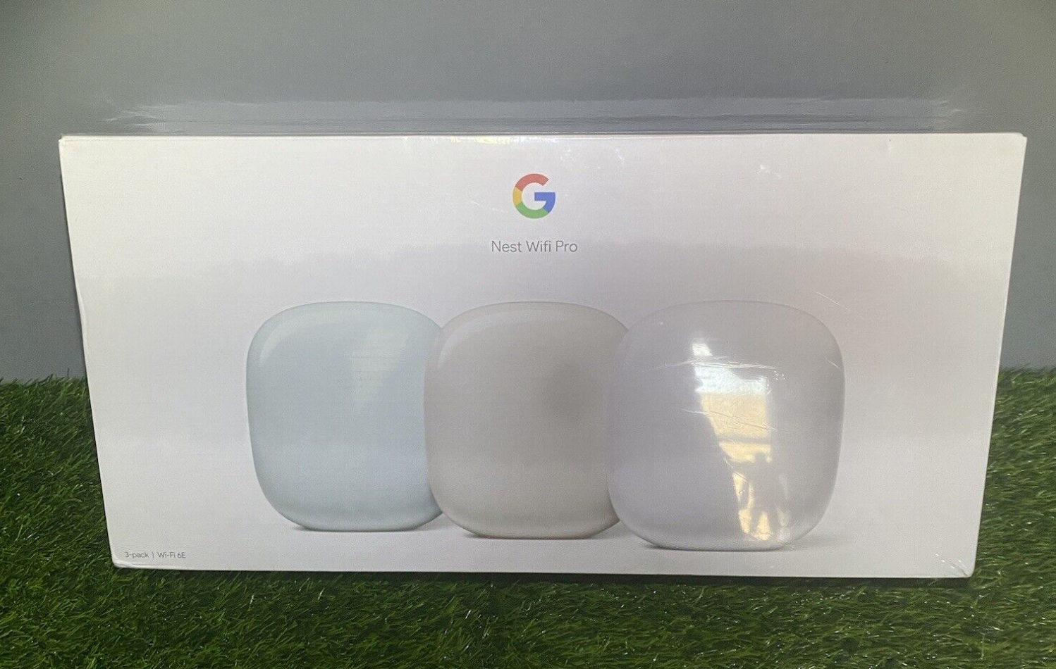 Google Nest Wifi Pro 6E 2 Port Wireless Mesh Router - Pack of 3 - Snow ...