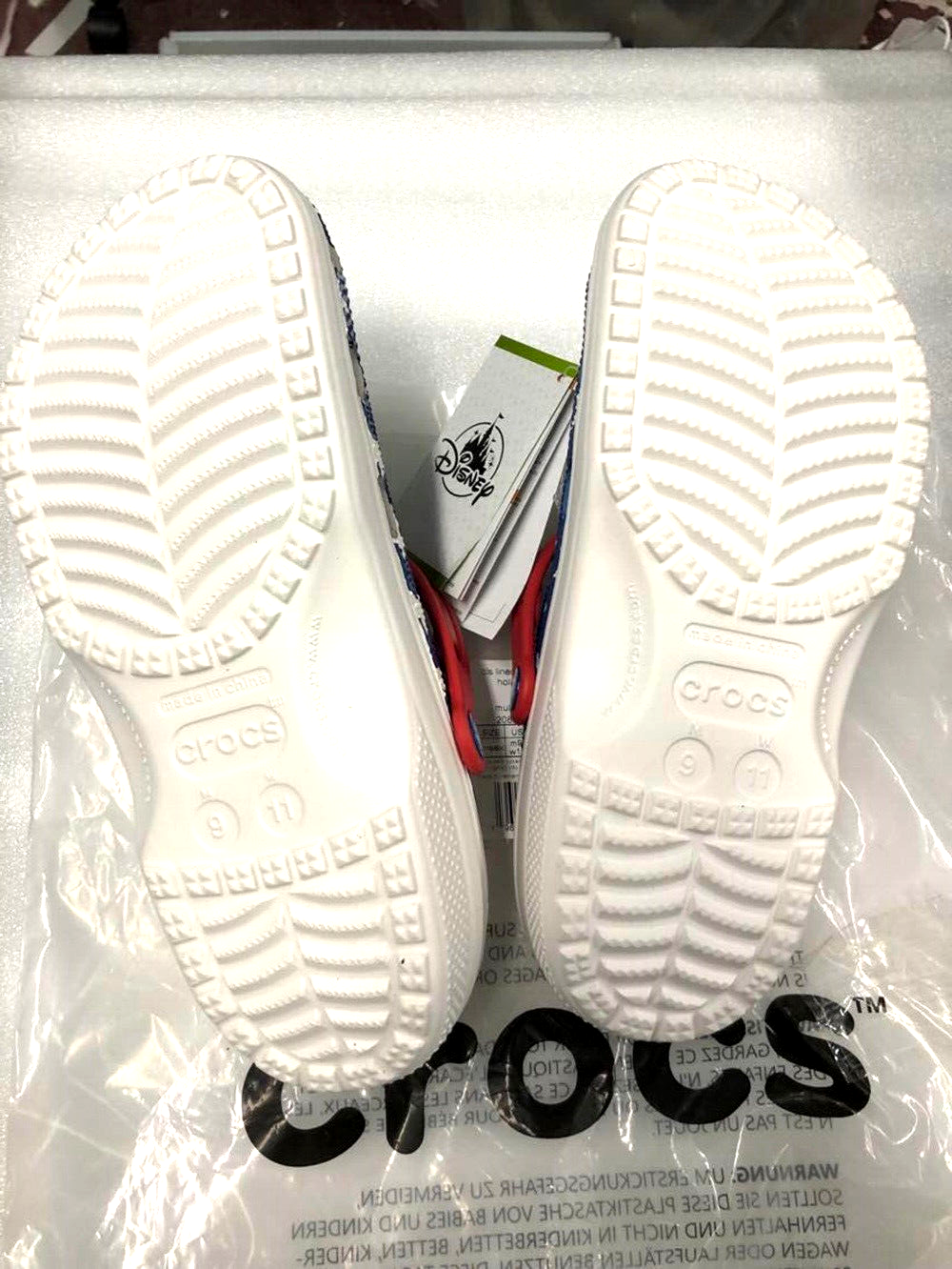 Crocs Classic Clog Americana Disney Edition Adult M9/W11 Theme Park ...