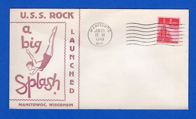 USS Rock SS-274 Launching Ceremony Manitowoc, Wis on June 20, 1943 | eBay
