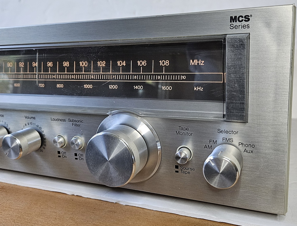 Vintage MCS 3225, 27W AM/FM Stereo Receiver, 1970s. Tested, Working | eBay