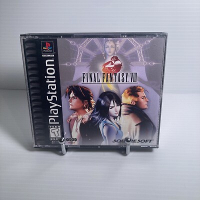 Final Fantasy VIII FF8 Sony PlayStation PS1 CIB Black Label ...