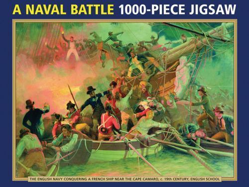 Naval Battle: 1000-Piece Jigsaw : The English Navy Conquering a French ...