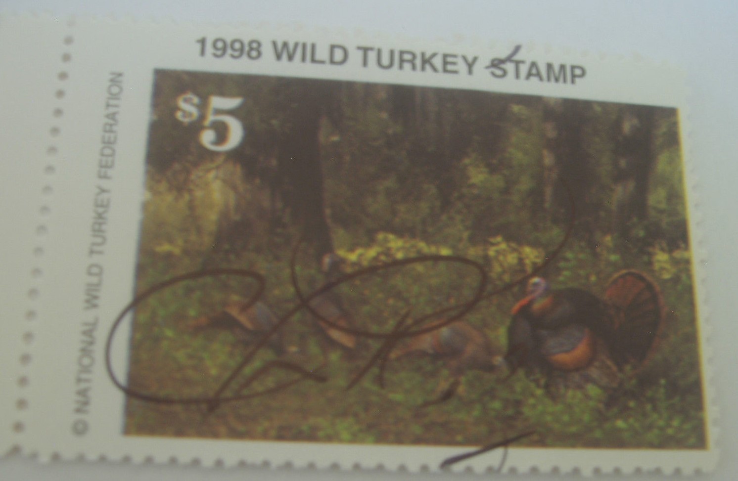 1998 WILD TURKEY STAMPS-TWO (2) AVAILABLE--SIGNED BY ARTIST | eBay