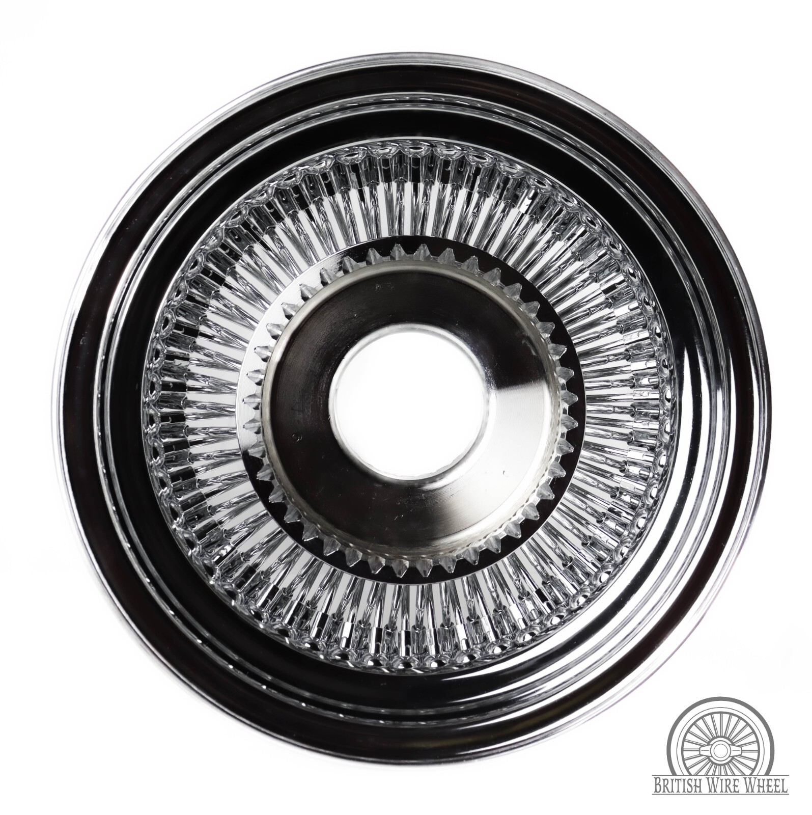 Lowrider Wire Wheels: 14 x 7 Reverse 100 Spoke with Gold Spinner Caps ...