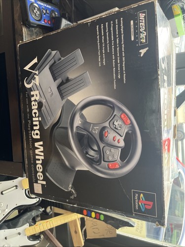 PlayStation (V3 RACING Steering Wheel) Gas & Brake Pedal (PS1 & PS2 ...