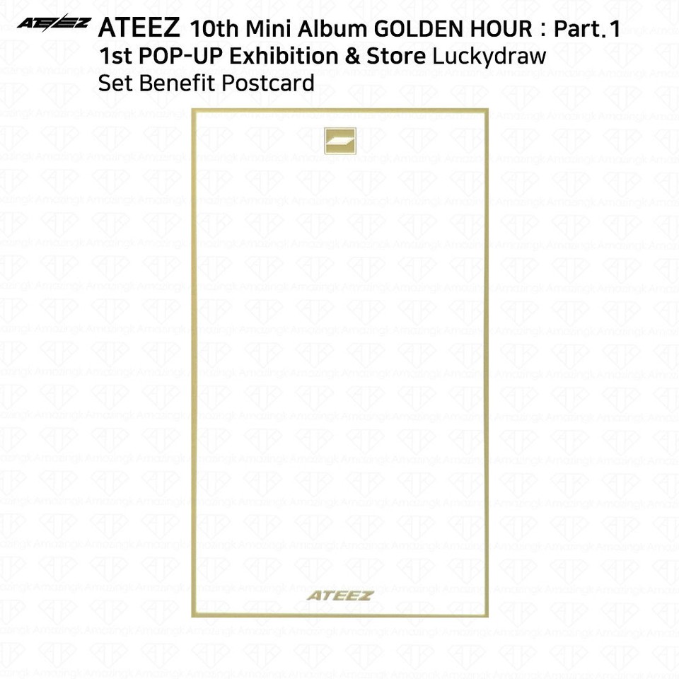 ATEEZ Golden Hour Part.1 Soundwave POPUP Offline Lucky Draw Photocard ...