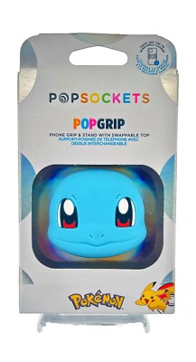 PopSockets Pokémon Squirtle Water Blue Pop Out Pop Socket PopGrip ...