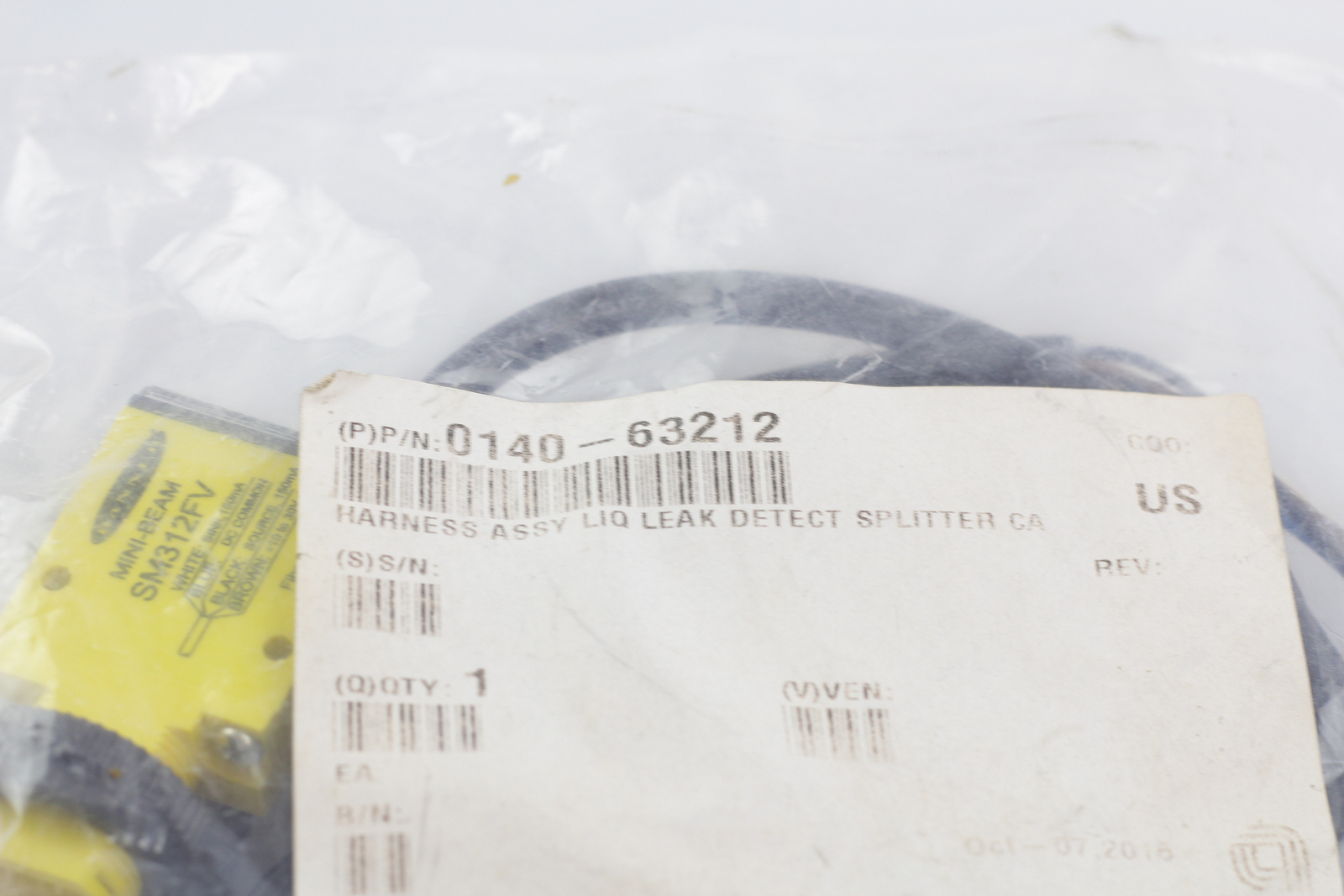 BANNER SM312FV Mini Beam Photoelectric Sensor Glass Fiber Optic AMAT ...