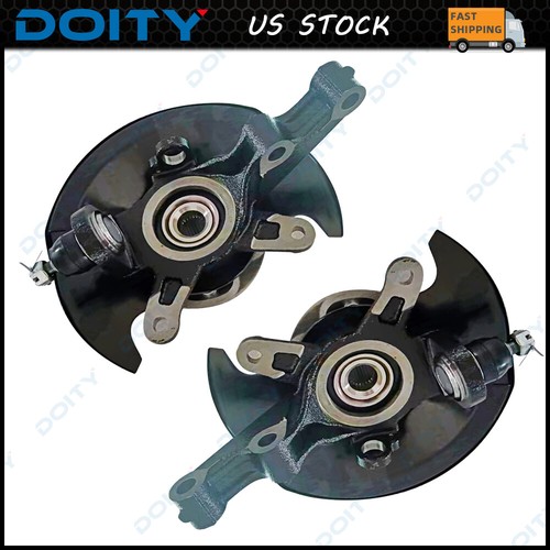 Pair Front Wheel Hub Bearing Knuckle Assembly For Honda Civic 2003-2005 ...