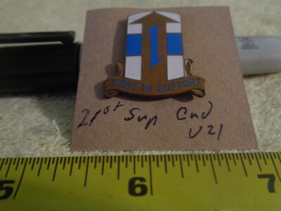 21st Support Command V21 Unit Crest, DI, DUI (DRAW#230) | eBay