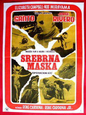 OPERACION 67 1967 SANTO JORGE RIVERO ELIZABETH CAMPBELL RARE EXYU MOVIE ...