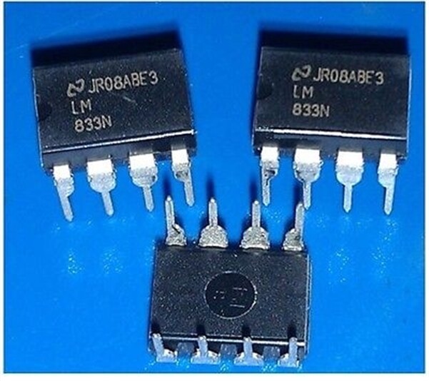 5Pcs LM833N LM83 Nsc DIP-8 Dual Low Noise Audio Op-Amp nn | eBay