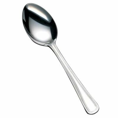 12 x Sunnex Bead Tea Spoon Stainless Steel Dozen Cutlery Coffee Sugar ...