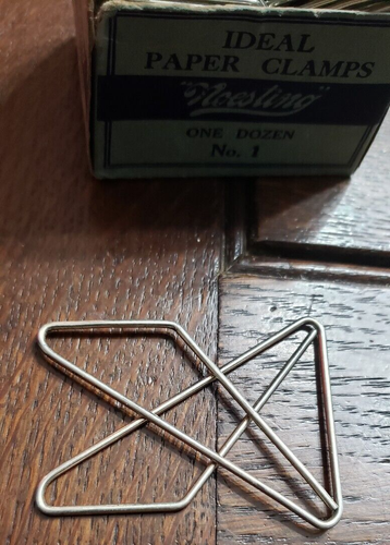 Ideal Paper Clamps Clips No 1 In Box Noesting 8 Clips hoeckel's Book ...