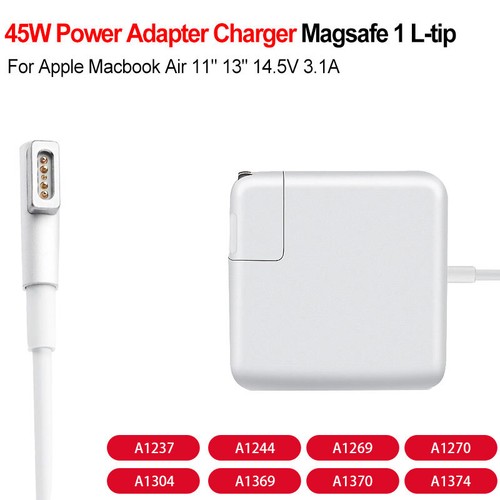 45W L-tip Magsafe 1 Power Charger for Apple MacBook Air 11" 13" 2008 ...