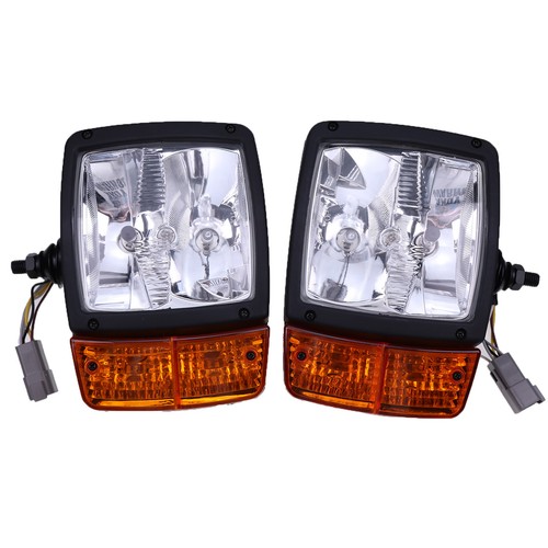 LH + RH Headlamp VOE11170059 11170060 for Volvo G900 L60E L70E L90E ...