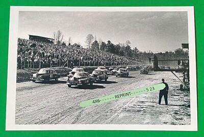 Found PHOTO of NASCAR Race Car on Early Dirt Track Speedway | eBay