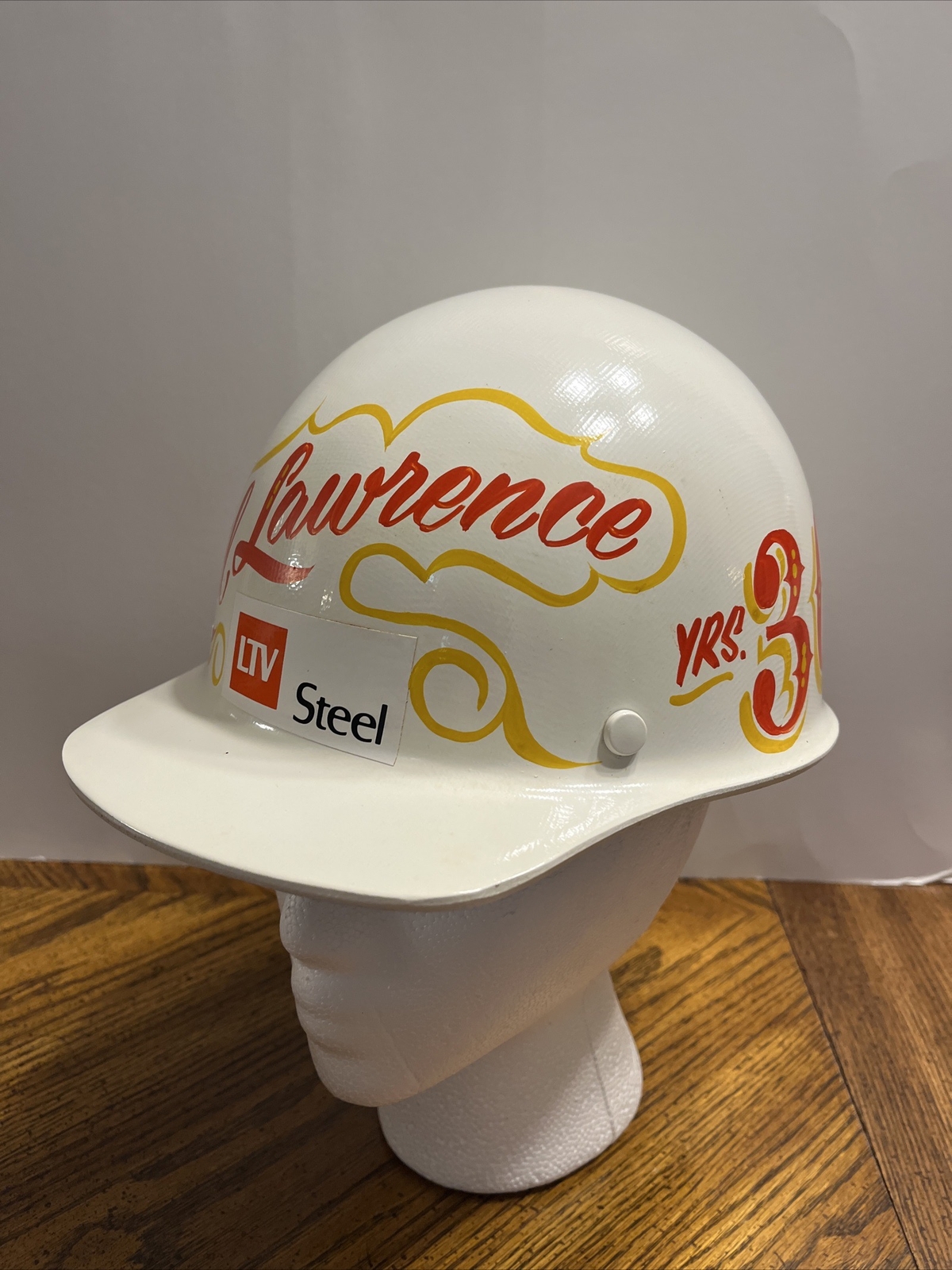 Vintage 1969 Class A MSA Skullguard Hard hat Fiberglass Adjustable LTV ...