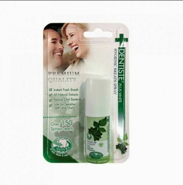 6x Dentiste Mouth Spray Plus White Hygienic Breath Aerosol Sugar Fresh ...