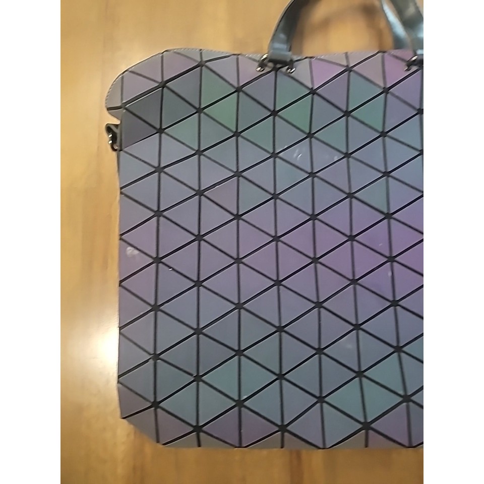 Luxshe Bao Bao Style Color Changing Briefcase Green Purple | eBay