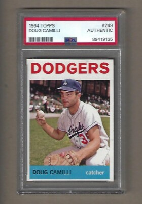 1964 TOPPS DOUG CAMILLI # 249 PSA AUTHENTIC | eBay