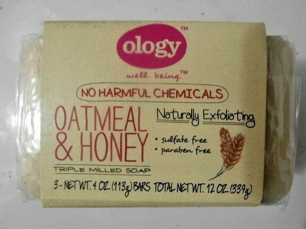 Ology Oatmeal & Honey Triple Milled Soap 6 Bars 4 Oz Each Bar Soaps for ...