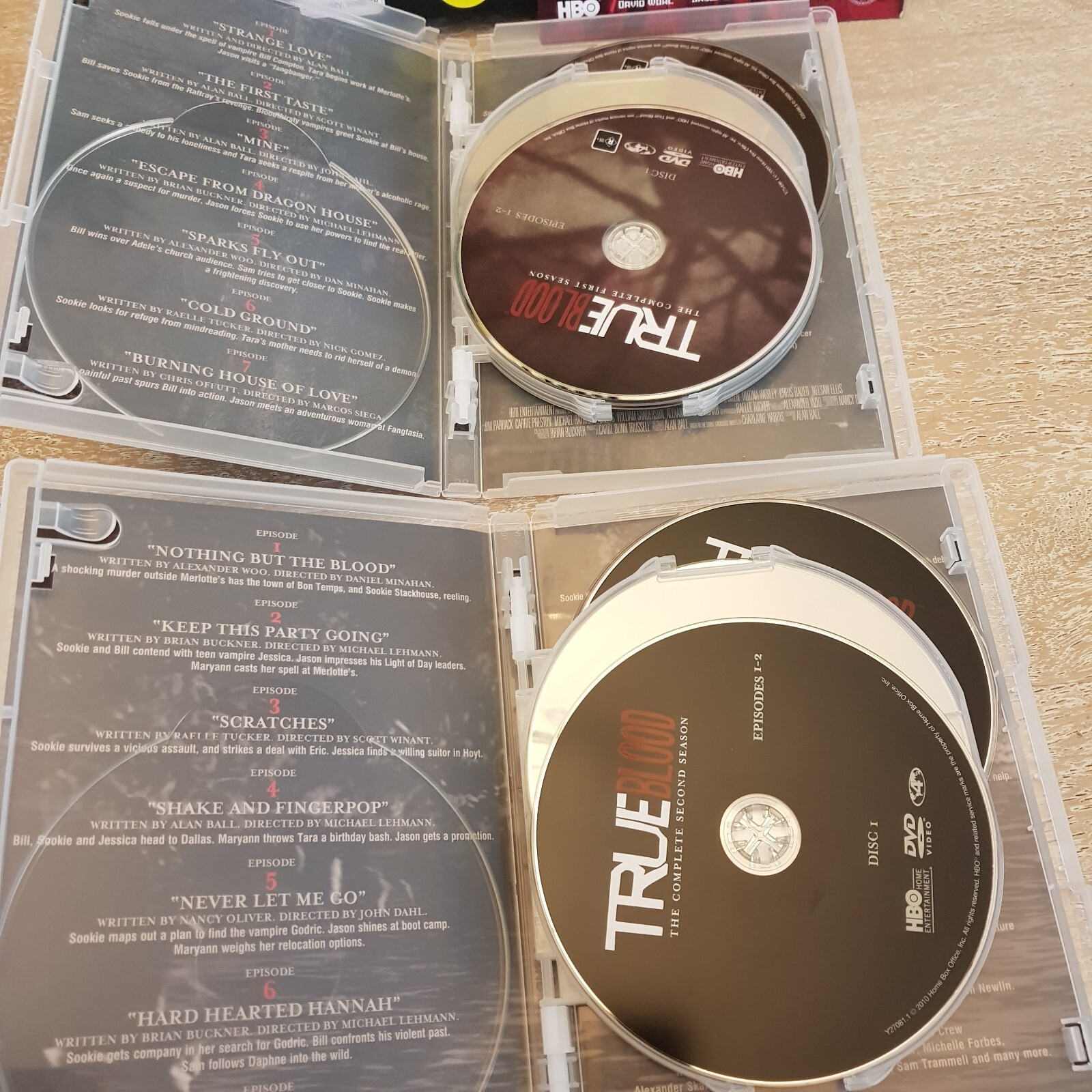 True Blood DVD Box Set - The Complete First and Second Season - bonus ...